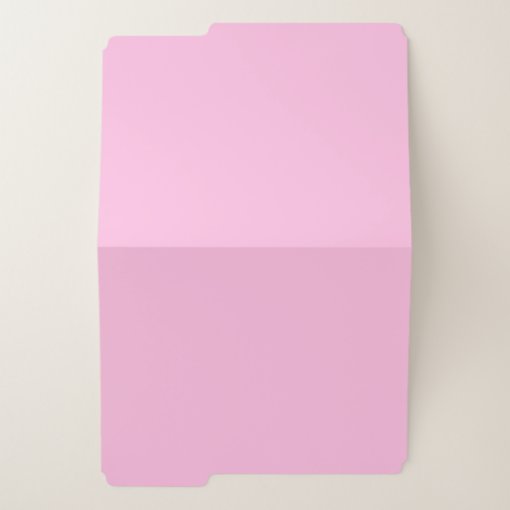 Pink Color File Folder | Zazzle