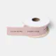 Pink Company Logo Custom Business Packaging Ribbon | Zazzle