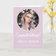 Pink Congratulations Graduate Photo Graduation Card | Zazzle