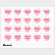 Pink Conversation Heart Heart Sticker | Zazzle