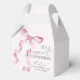 Pink Coquette Bow Girl Birthday Party Gift Favor Boxes | Zazzle