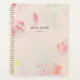 Pink & Coral Abstract Floral Art Goal Planner | Zazzle