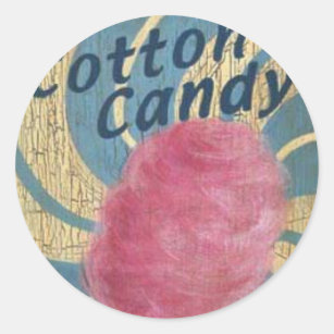 Cotton Candy Stickers - 100% Satisfaction Guaranteed | Zazzle