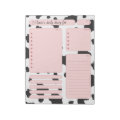 Pink Cow Daily Planner Notes and To Do List | Zazzle