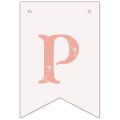 Pink Cowgirl Birthday Party Decor Bunting Flags | Zazzle