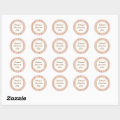 Pink Cream Custom Stickers | Zazzle