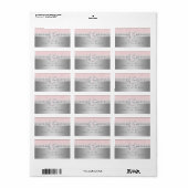 Pink Cross Address Labels | Zazzle