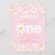 Pink Daisy First Birthday Invitation | Zazzle
