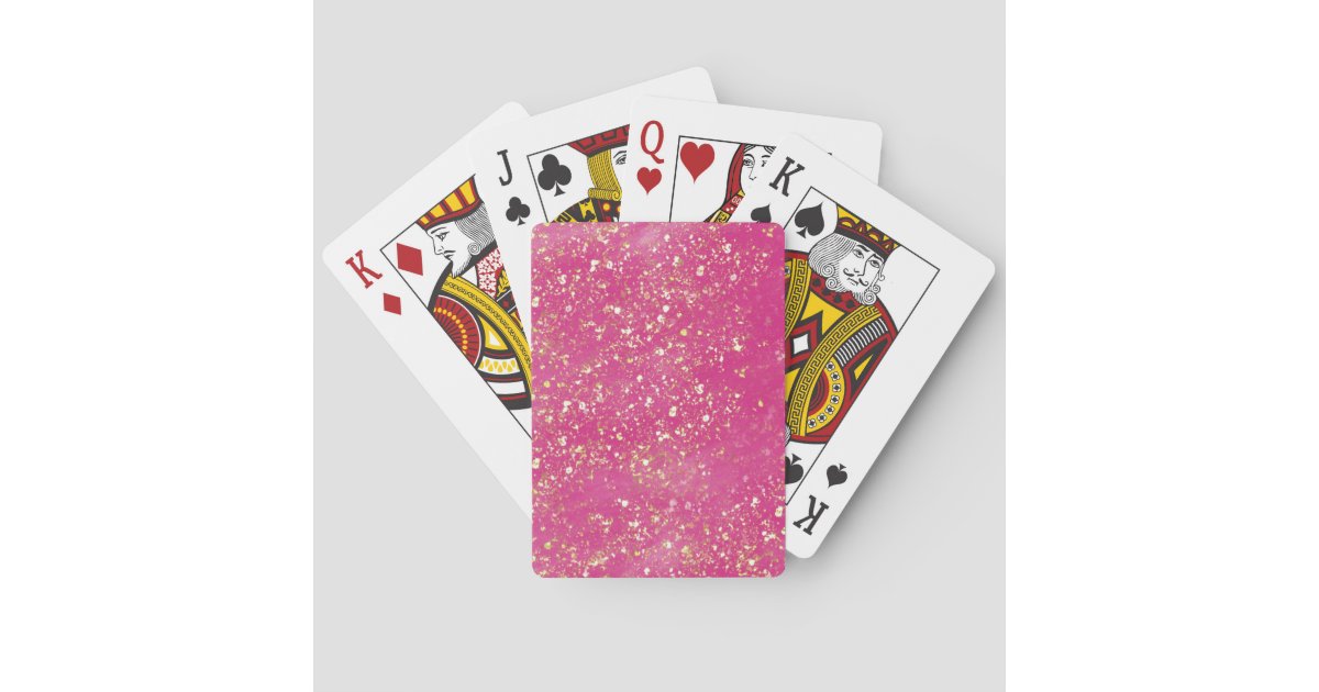 PINK DECK OF CARDS | Zazzle