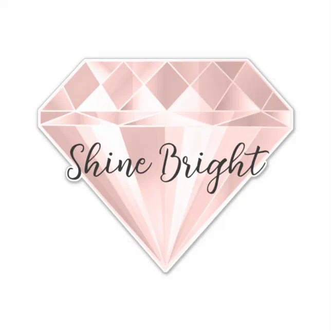 Pink Diamond Sticker | Zazzle