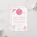 Pink Disco Cowgirl Last Rodeo Bachelorette Weekend Invitation | Zazzle