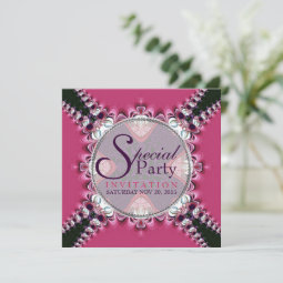 Pink Diva Princess Special Party Invitation | Zazzle