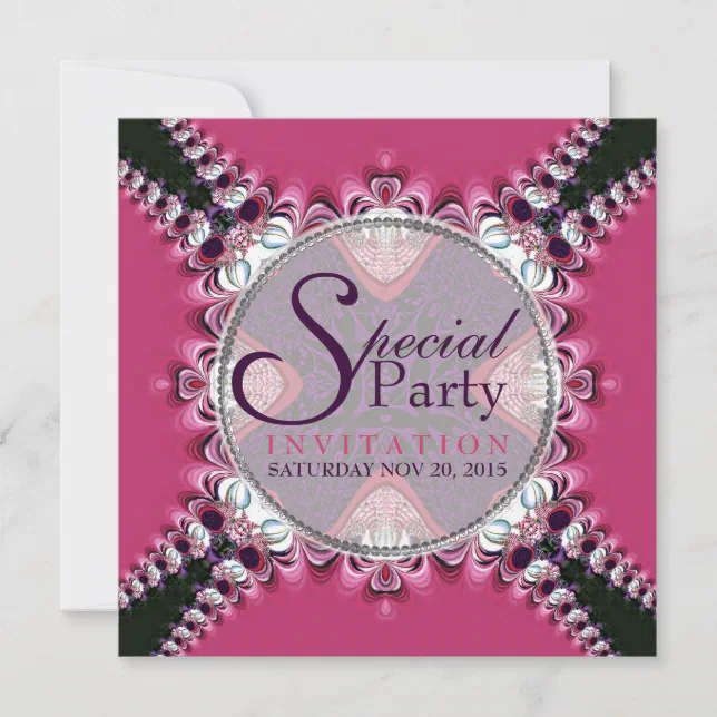Pink Diva Princess Special Party Invitation | Zazzle