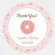 Pink Donut Birthday Sticker | Zazzle