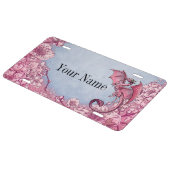 Pink Dragon of Spring Nature Fantasy Art License Plate | Zazzle