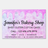 Pink Elegant Personalized Bakery Sign | Zazzle