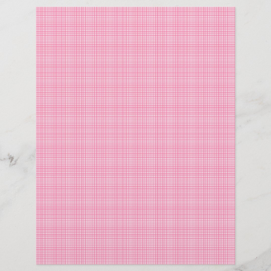 Pink fabric scrapbook paper design | Zazzle