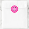 Pink Face Sticker | Zazzle