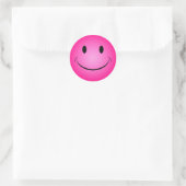 Pink Face Sticker | Zazzle