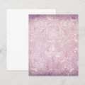 Pink Faded Floral Patterned Scrapbook Paper | Zazzle