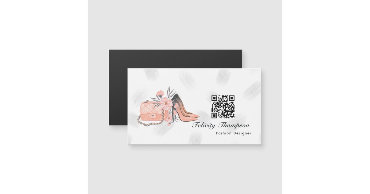Pink Fashion Designer QR Code | Zazzle