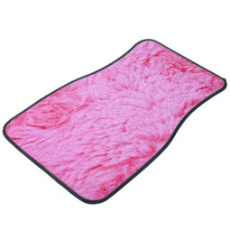 Pink Faux Fur Car Floor Mat | Zazzle
