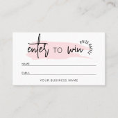 Pink Feminine Cute Business Logo Raffle Ticket | Zazzle
