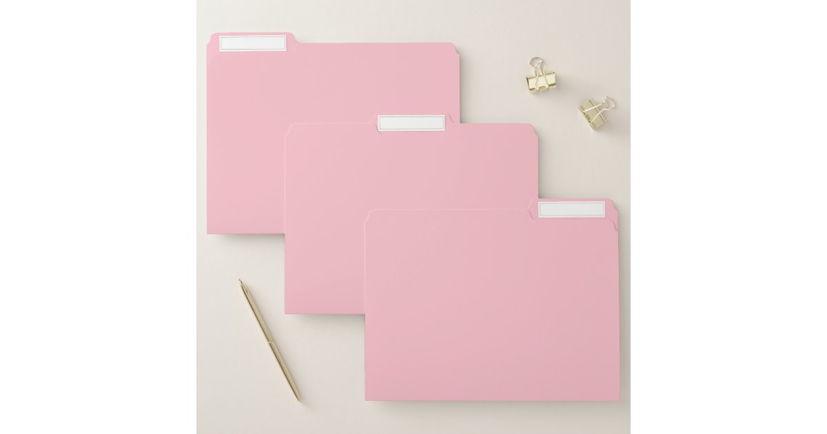 Pink File Folder | Zazzle