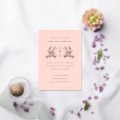 Pink First Communion Foil Invitation | Zazzle