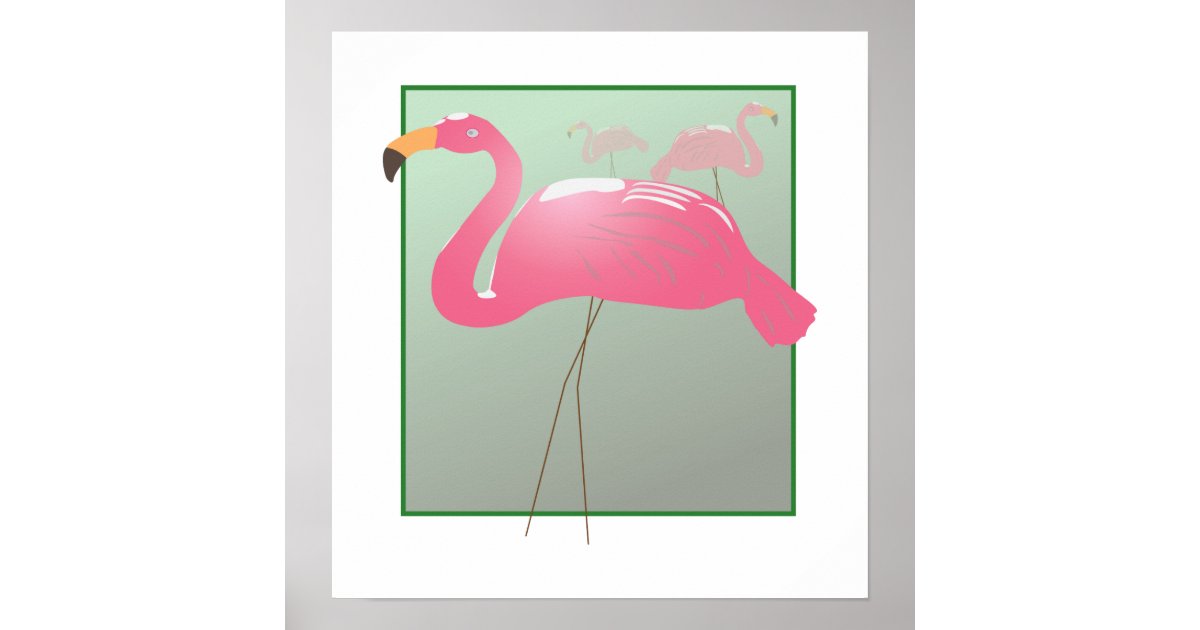 Pink Flamingo - AWARD WINNER Poster | Zazzle