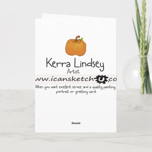 Pink Flamingo Happy Thanksgiving Pumpkin Card | Zazzle