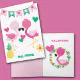 Pink Flamingo Kids Valentine Card | Zazzle