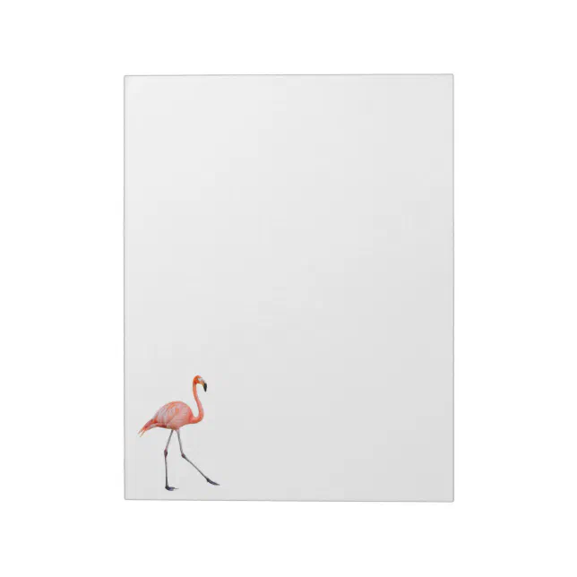 Pink Flamingo Notepad | Zazzle