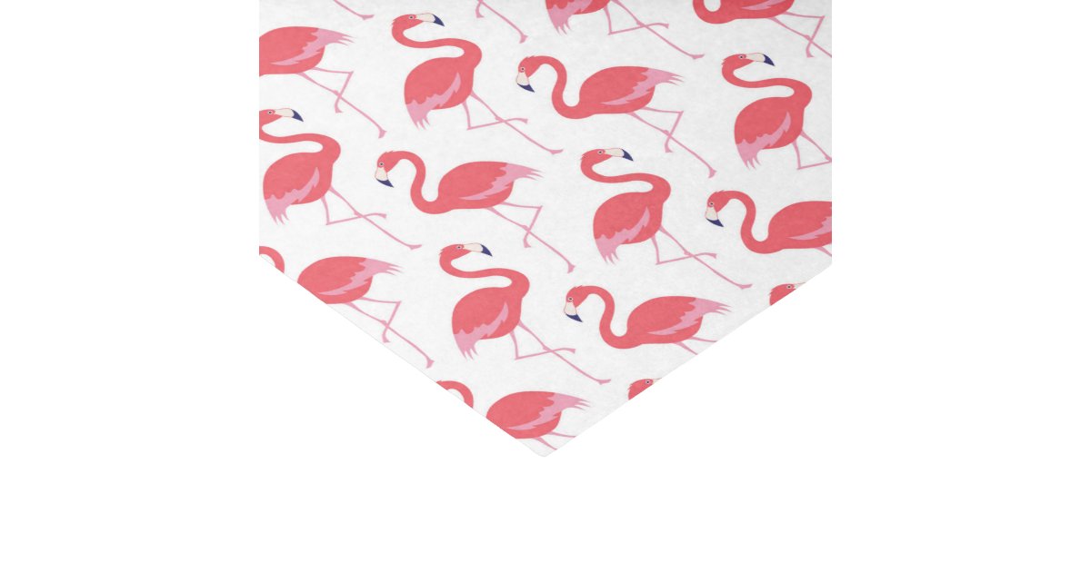 pink flamingo pattern tissue paper | Zazzle