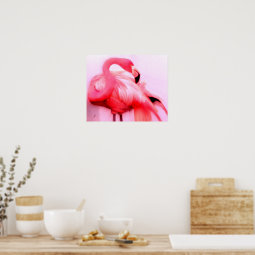 Pink Flamingo Poster | Zazzle