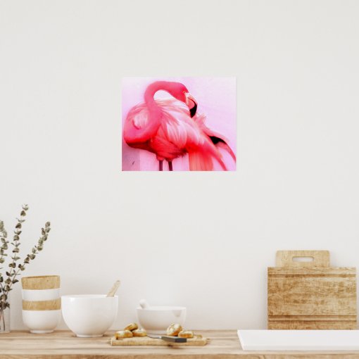 Pink Flamingo Poster | Zazzle
