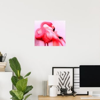Pink Flamingo Poster | Zazzle