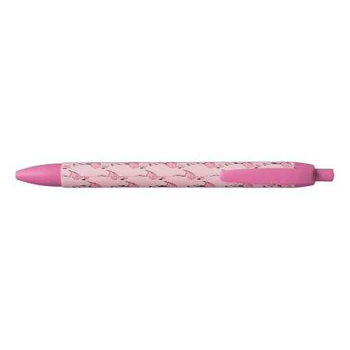 Pink Flamingo School Office Writing Pen Gift | Zazzle