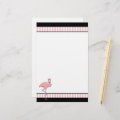 Pink Flamingo Stationery | Zazzle