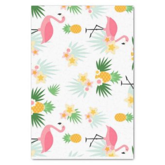 Pink Flamingo Tissue Paper | Zazzle