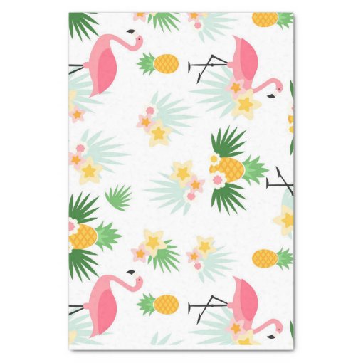 Pink Flamingo Tissue Paper | Zazzle