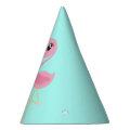 Pink Flamingo Tropical 1st Birthday Party Hats | Zazzle