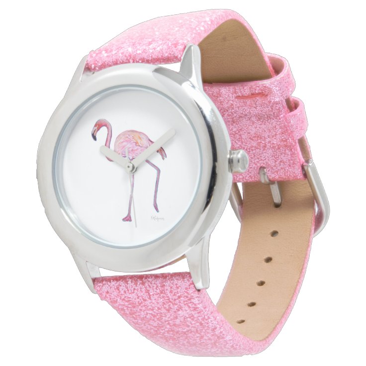 Pink Flamingo Watch | Zazzle