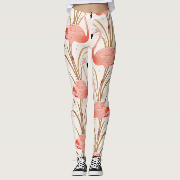 Pink Flamingo Workout Leggings | Zazzle.com