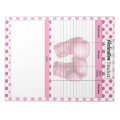 Pink Floral Breast Cancer_ Medication Tracker Notepad | Zazzle
