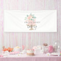 Pink Floral Cake Bakery Banner | Zazzle