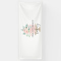 Pink Floral Cake Bakery Banner | Zazzle