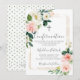 Pink Floral Confirmation Invitation | Zazzle