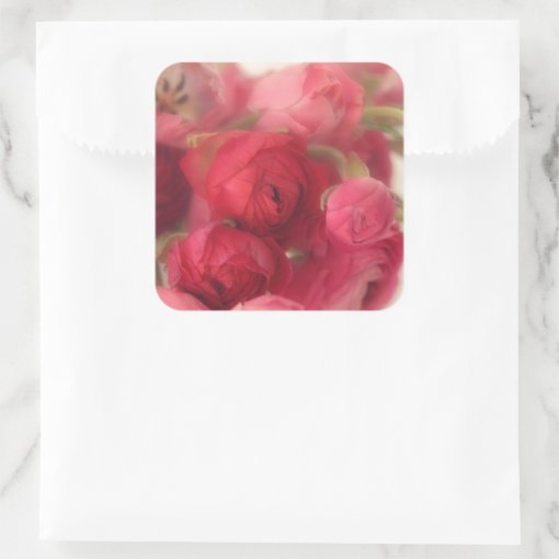 Pink Floral Envelope Seals and Stickers | Zazzle