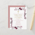 Pink Floral First Holy Communion Save The Date Postcard | Zazzle